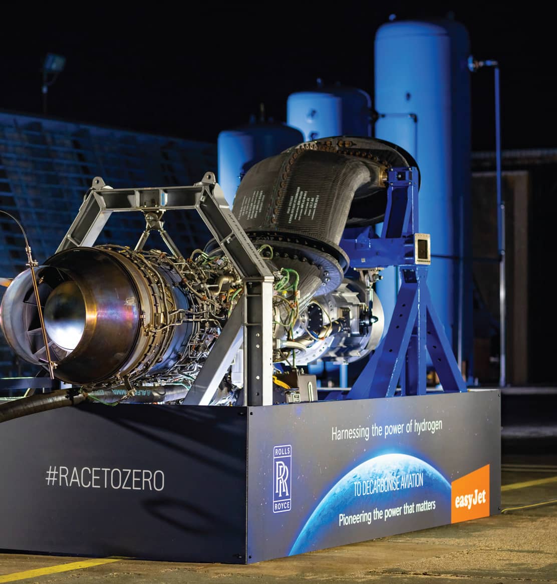 World 1st for Rolls-Royce and easyJet with successful hydrogen engine run